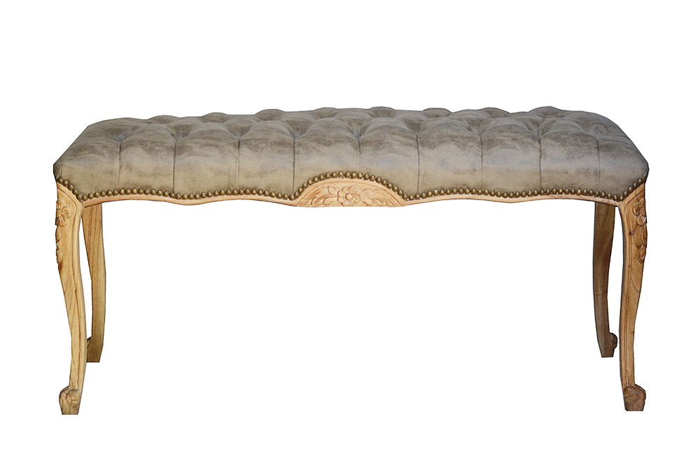 Muebles | Bancos | Banco Provenzal Con Capitoné | Huitrú