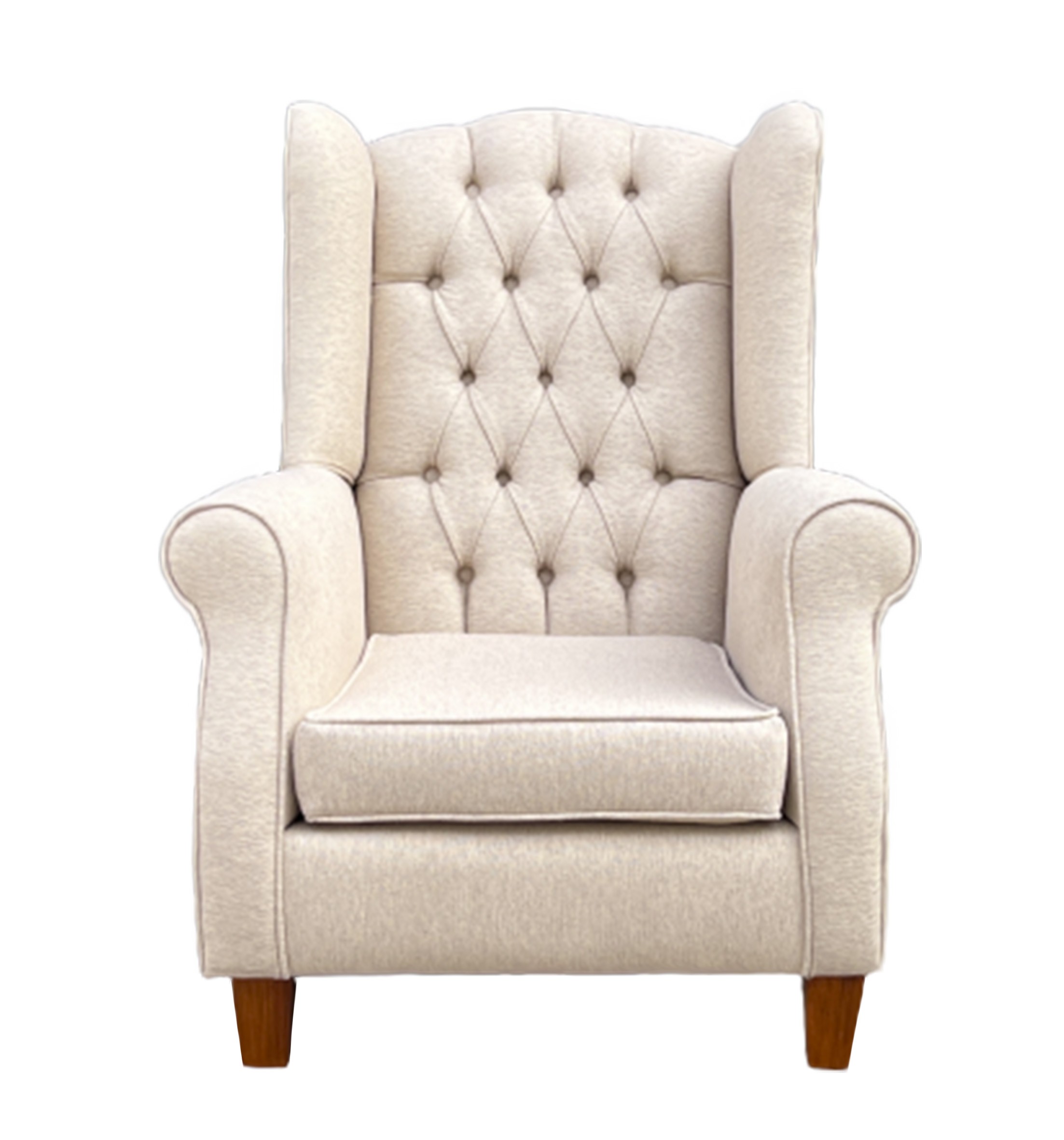 Muebles | Sillones | Sillón Bergere Mediano Con Capitoné | Huitrú